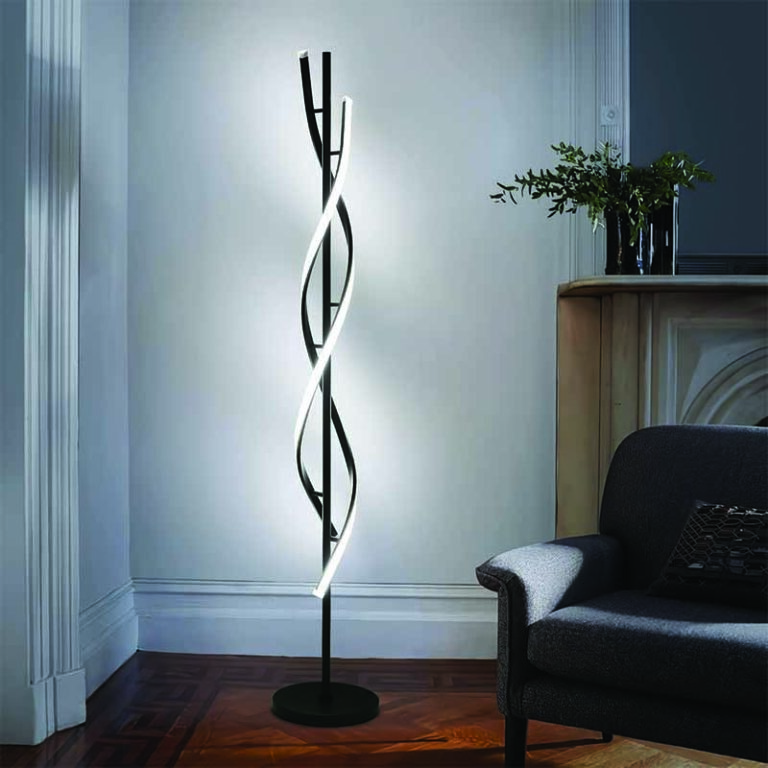 LED Spiral Floor Lamp – Aslam Lighting