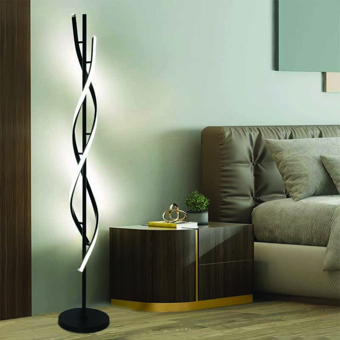LED Spiral Floor Lamp – Aslam Lighting